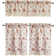 Rosalind Wheeler Ahmyiah Ruffled Kitchen Curtain in Brown/Green | Wayfair