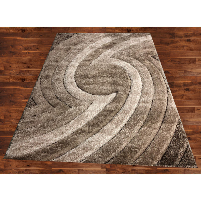 Orren Ellis Jasper Tufted Beige/Brown Area Rug | Wayfair.ca