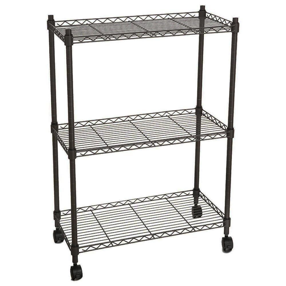 WFX Utility™ Kingsville 33.46" H x 23.62" W x 13.78" D 3 Tier Wire ...