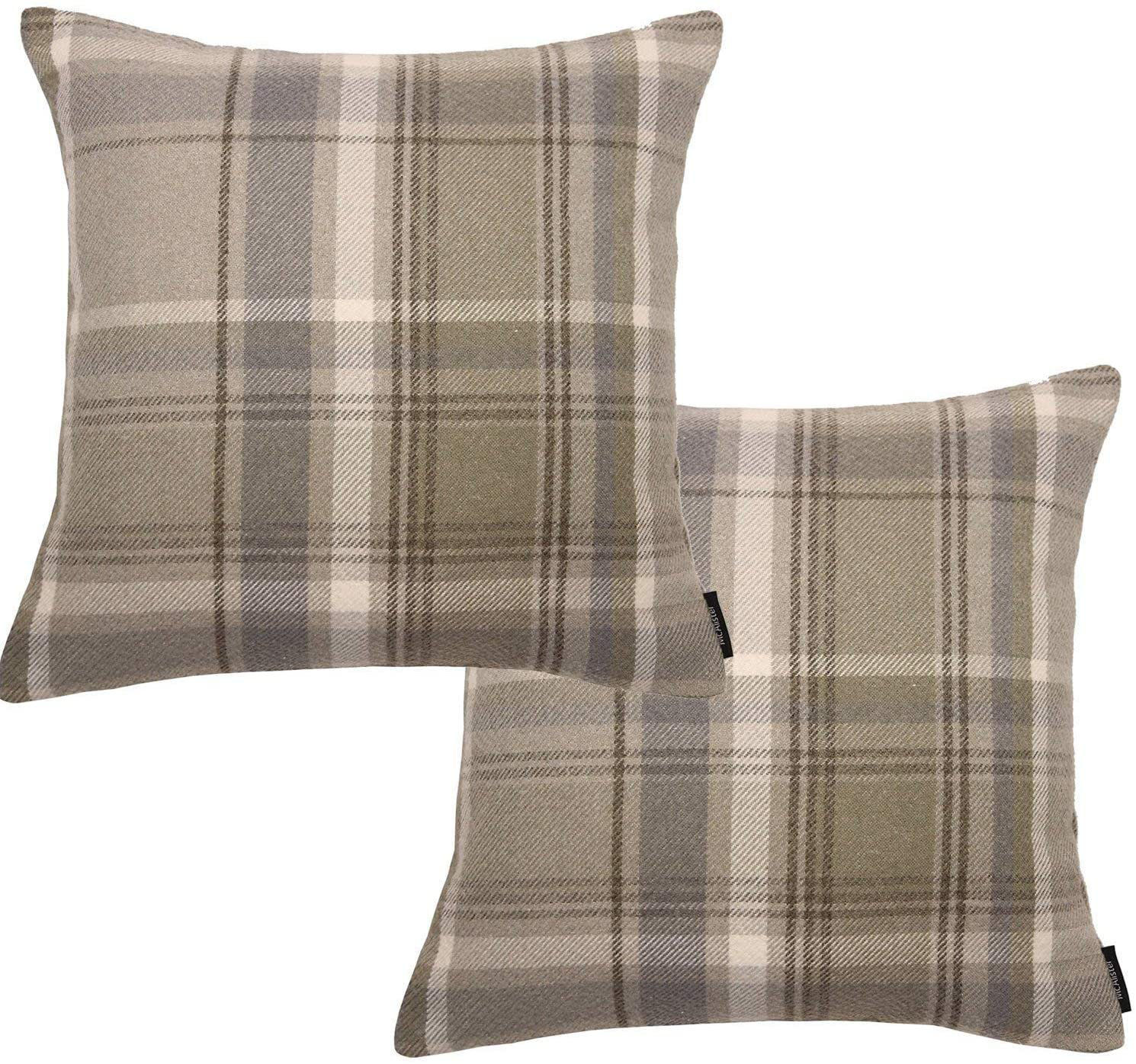 McalisterTextiles Plaid 43'' Throw Pillow Cover | Wayfair