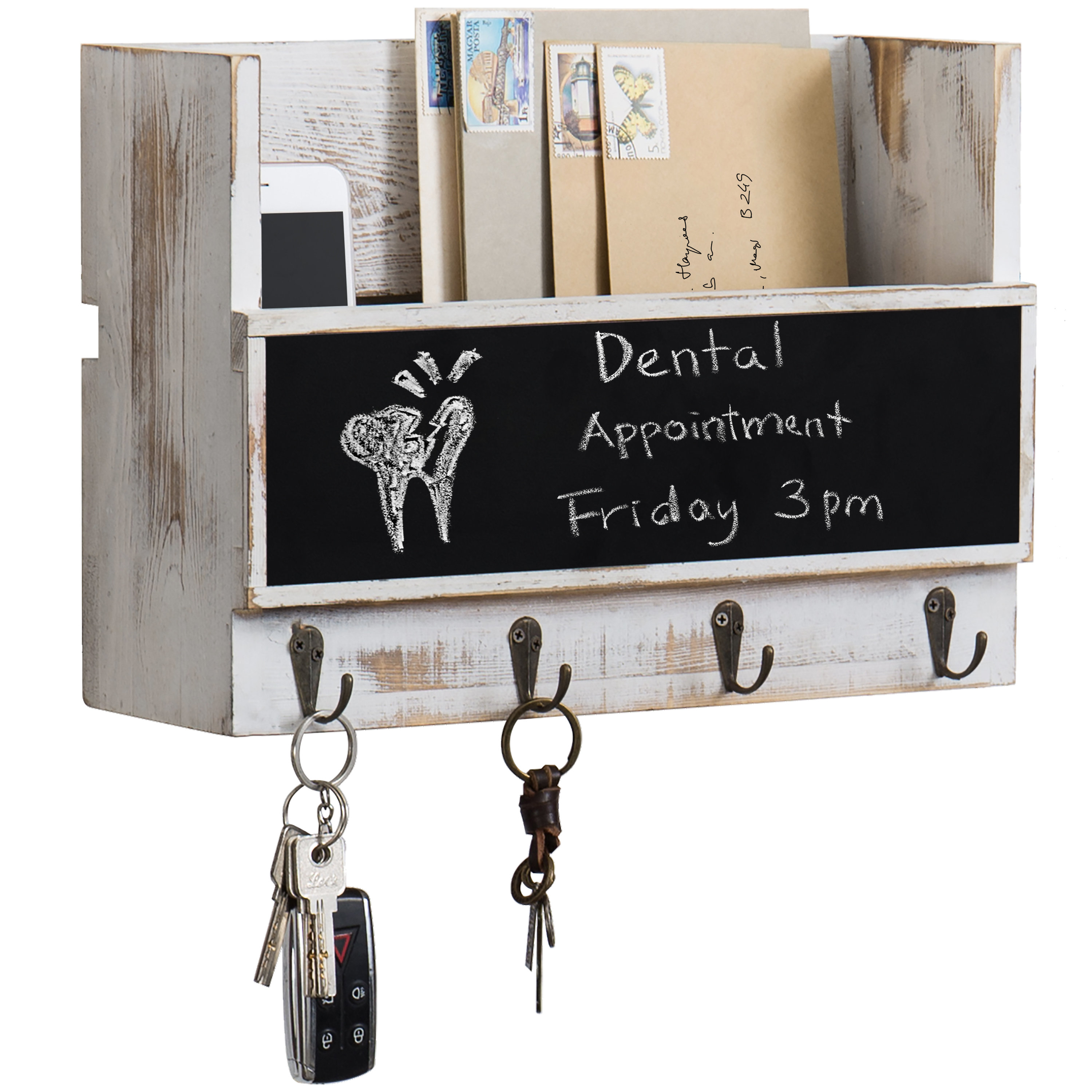 Foundry Select Benita Wall Key Organizer with Mail Storage & Reviews ...