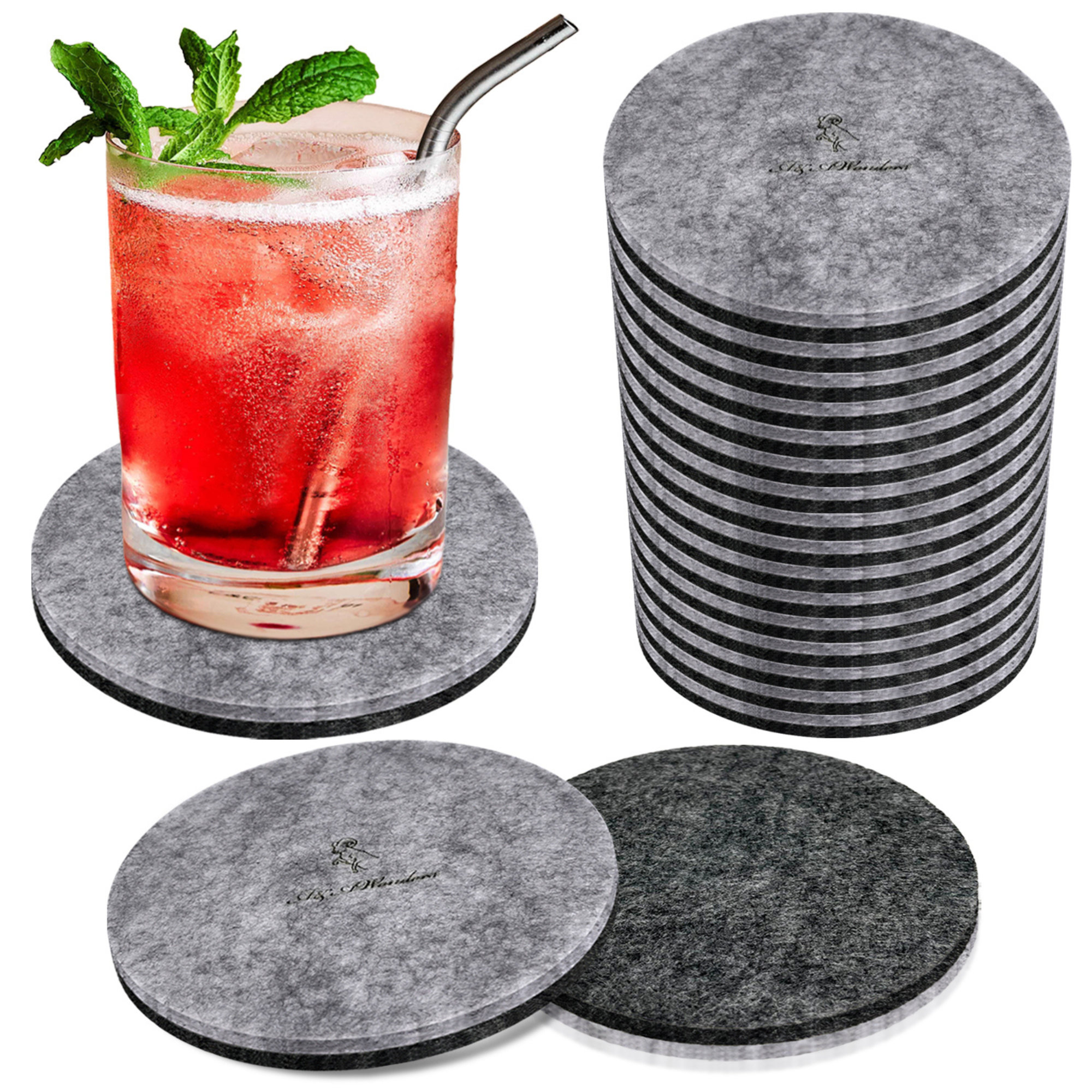 A&A Wonders Premium Felt Coaster | Wayfair