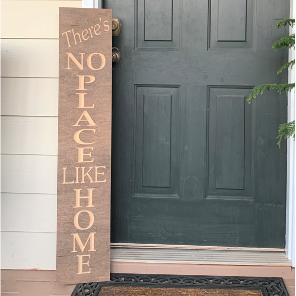 Gracie Oaks Saxman There's No Place Like Home Welcome Sign & Reviews ...