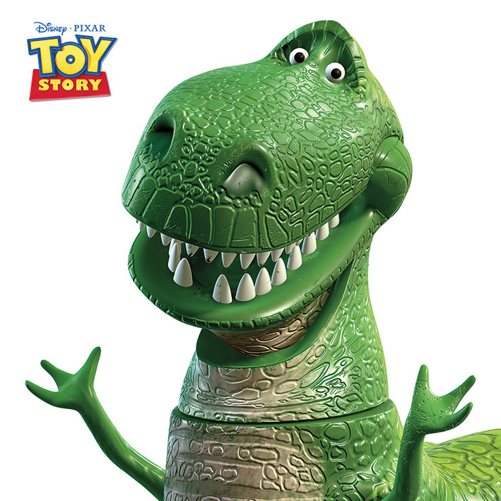 East Urban Home Toy Story Rex Graphic Art Print on Canvas | Wayfair.co.uk