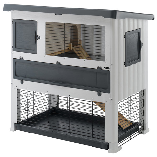 Ferplast Rabbit Hutch with Ramp | Wayfair.co.uk