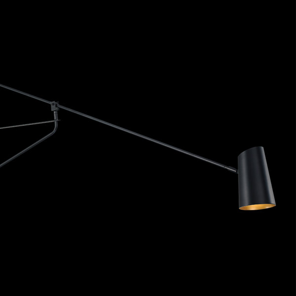 AllModern Eros 1 - Light Dimmable Black Swing Arm | Wayfair.ca
