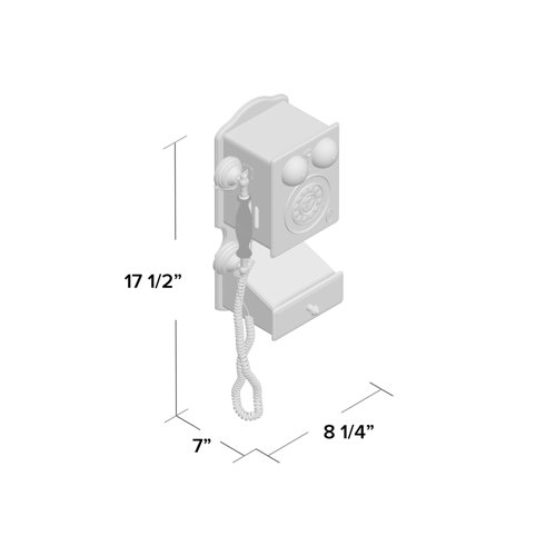 Astoria Grand Country Kitchen Wall Phone & Reviews | Wayfair