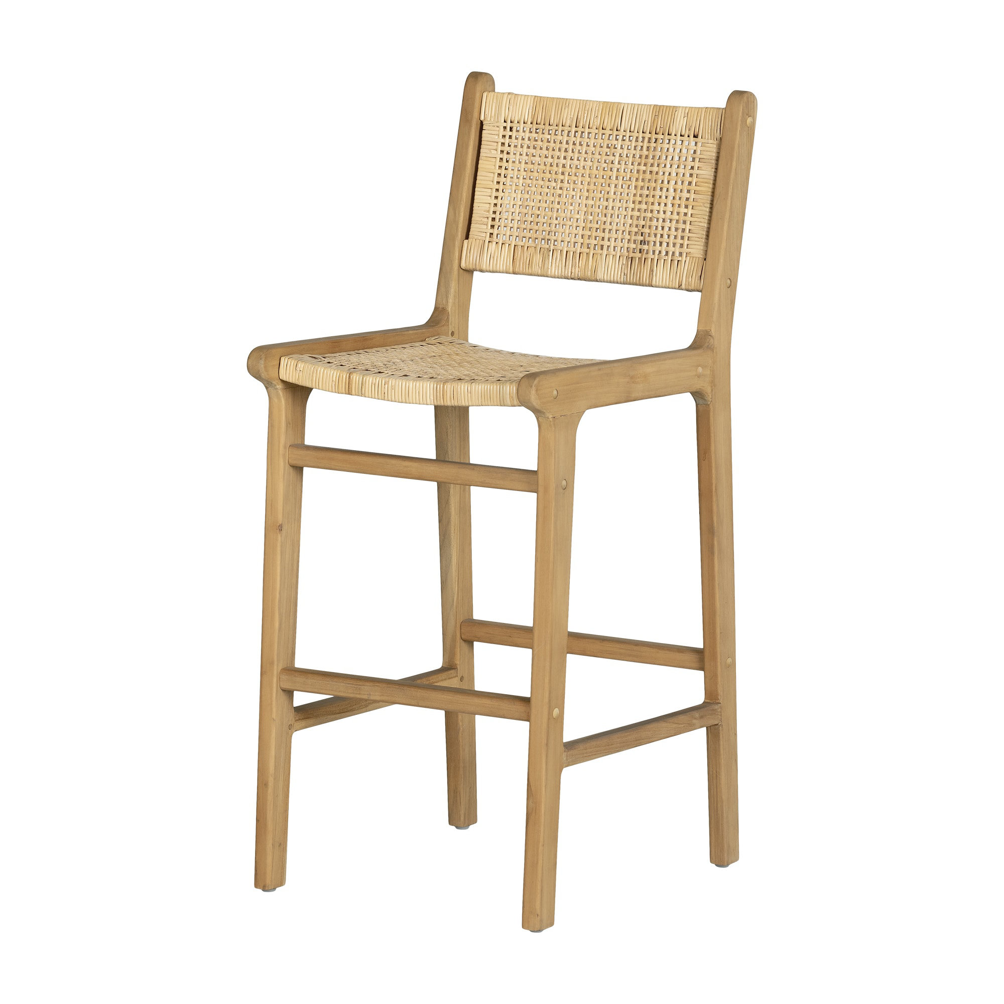 South Shore Balka Rattan Stool | Wayfair