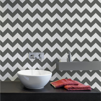 York Wallcoverings Chevron Wallpaper | Wayfair