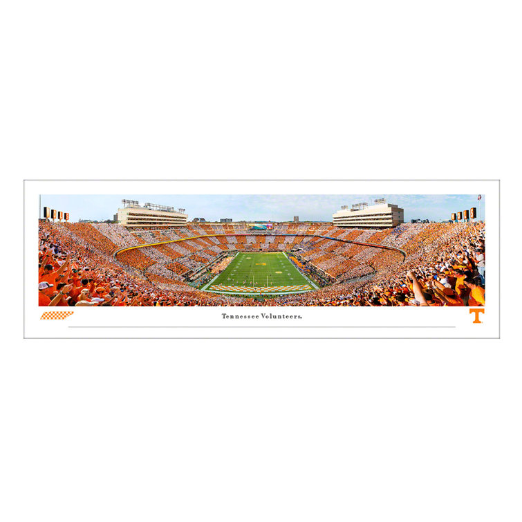 BlakewayPanoramas Tennessee Football Checkerboard End Zone Tennessee ...