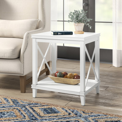 Farmhouse & Rustic White End & Side Tables | Birch Lane