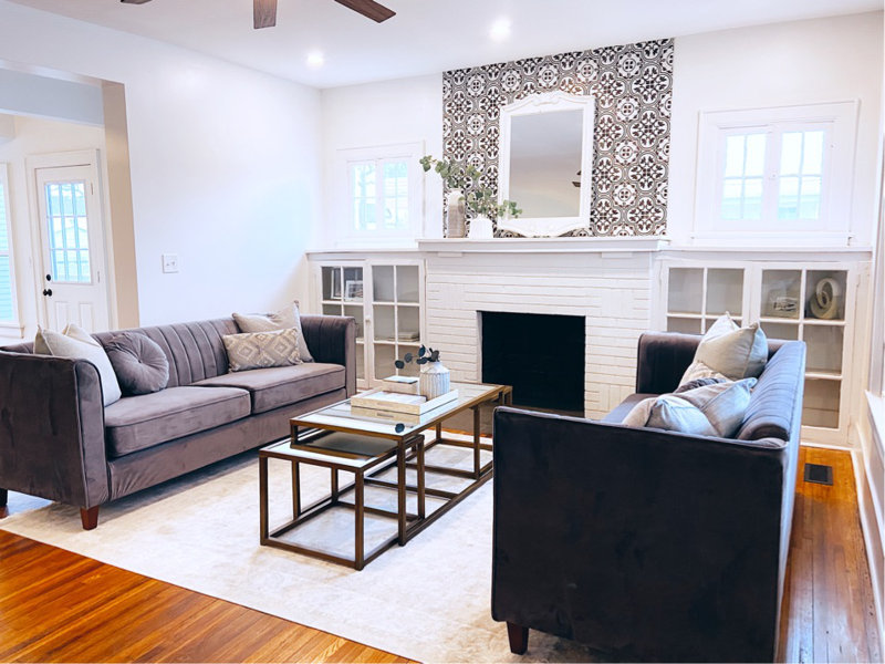 Modern Living Room Design Photo by Wayfair | Wayfair