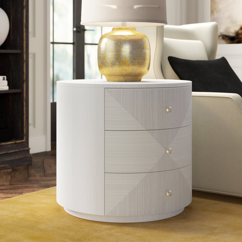 Bernhardt Axiom Round End Table & Reviews | Perigold