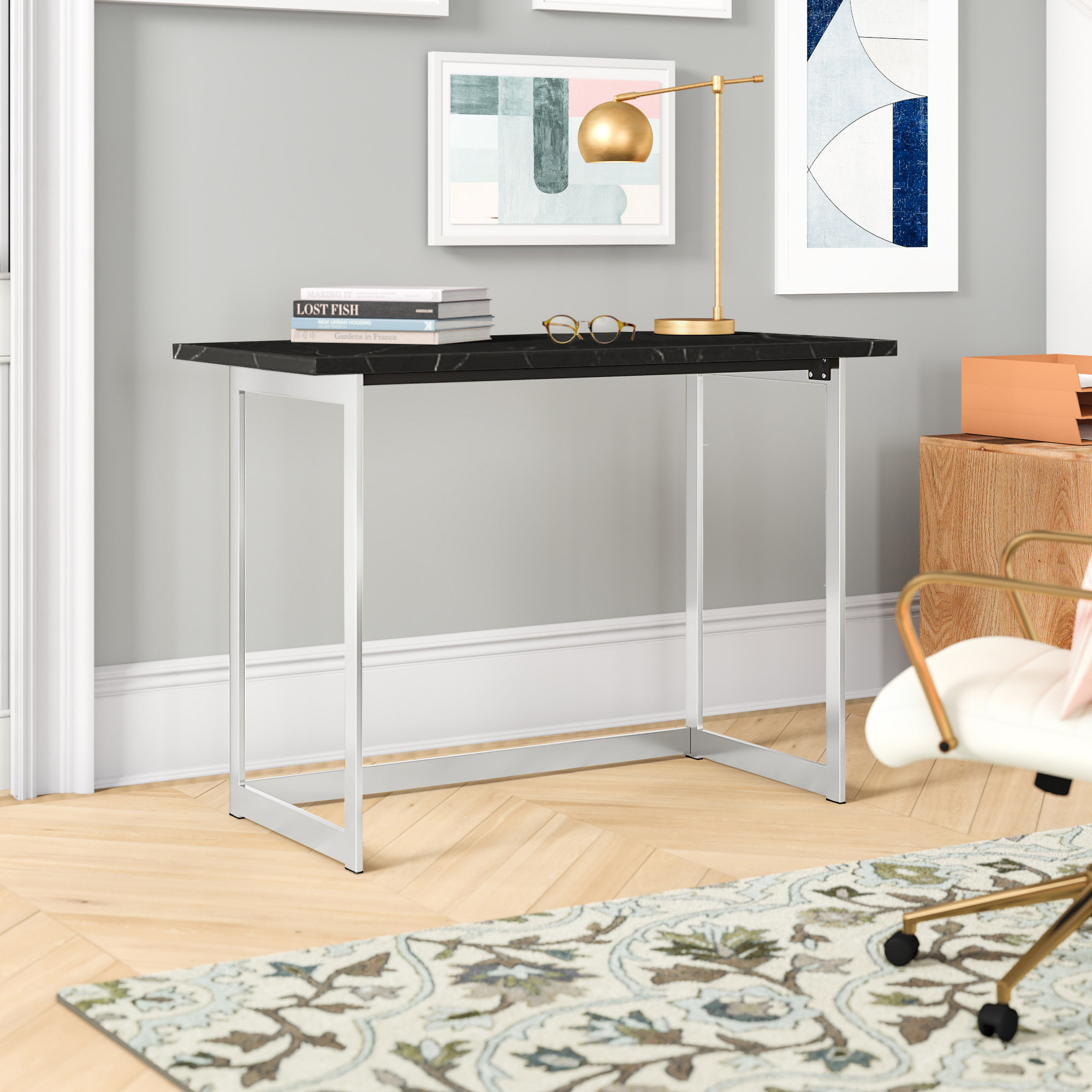 Mercer41 Celetha 42.2'' Desk & Reviews | Wayfair