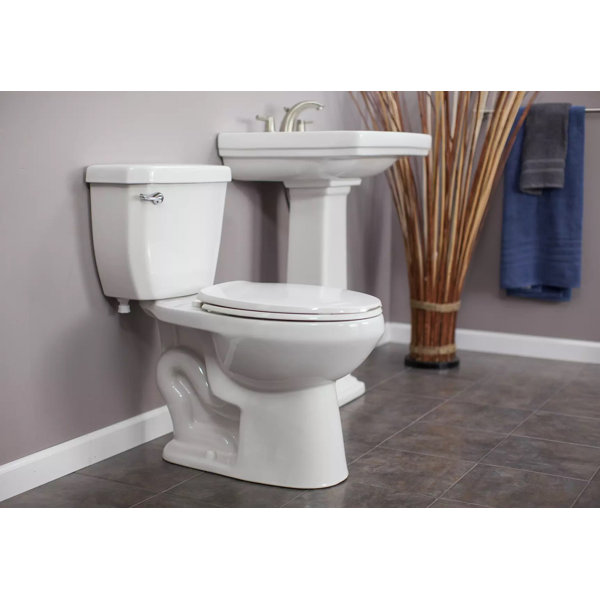 Miseno High Efficiency 1.28 GPF Elongated Two-Piece Toilet (Seat ...