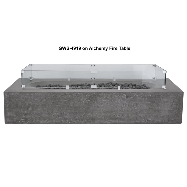 PyroMania Rectangle Fire Pit Spark Screen | Wayfair