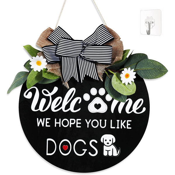 Trinx Welcome Door Decor | Wayfair