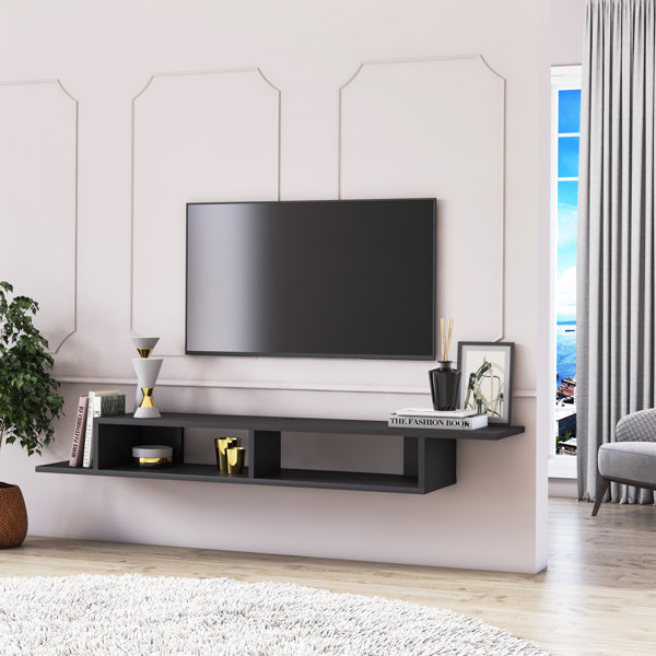 Ebern Designs Ezlynn Floating TV Stand for TVs up to 75" & Reviews ...