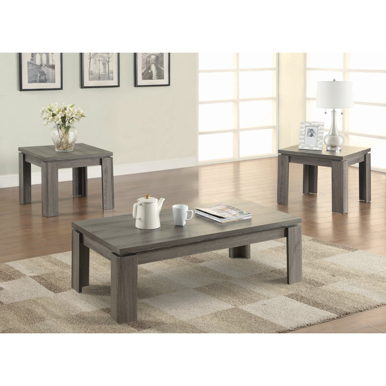 Union Rustic Abrego 3 Piece Coffee Table Set | Wayfair