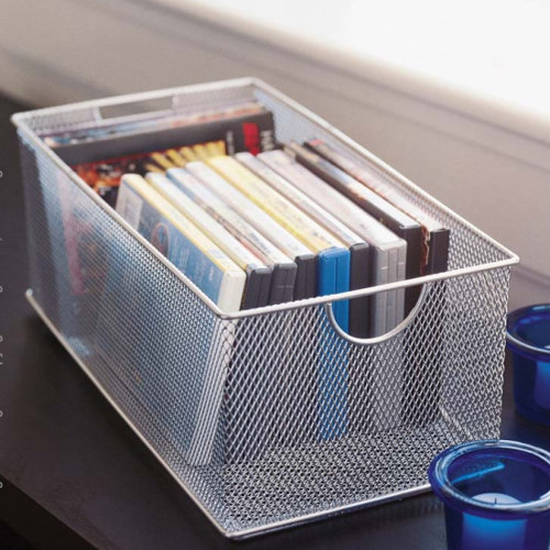 Design Ideas Mesh DVD Box Metal Basket & Reviews | Wayfair