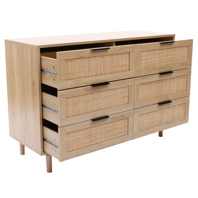 Beachcrest Home Scot 6 - Drawer Dresser & Reviews | Wayfair