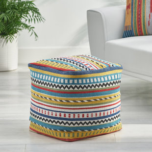 Wayfair | Striped Ottomans & Poufs You'll Love in 2022