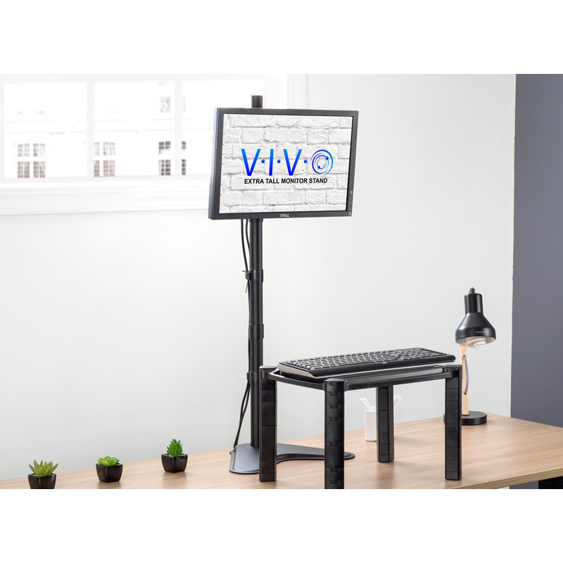 VIvo Single Monitor Extra Tall Desk Stand | Wayfair