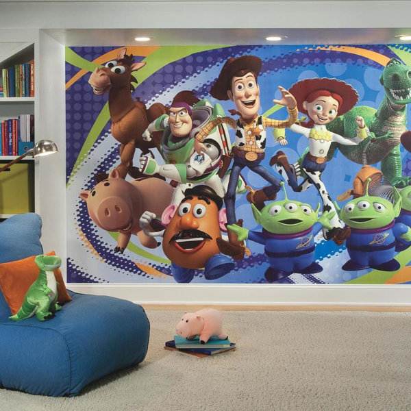 Room Mates Extra Large Murals Toy Story 3 10.5' x 72" Wall Mural | Wayfair