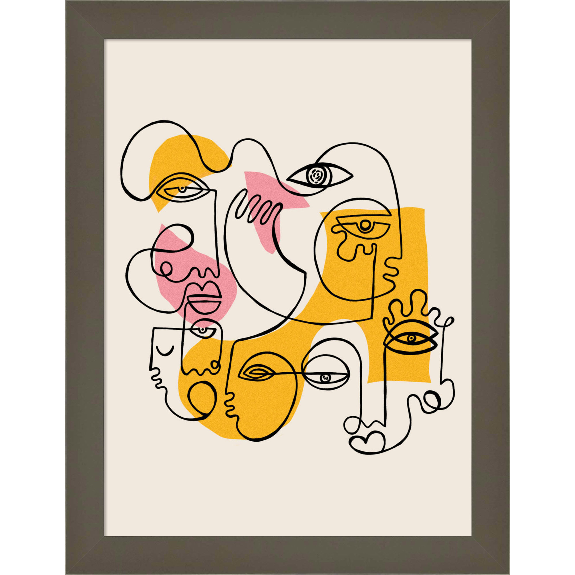 George Oliver New Ways by Shatha Al Dafai - Picture Frame Print | Wayfair