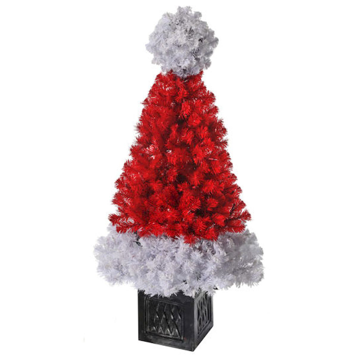The Holiday Aisle® Cayl Santa Hat Tree Decoration | Wayfair