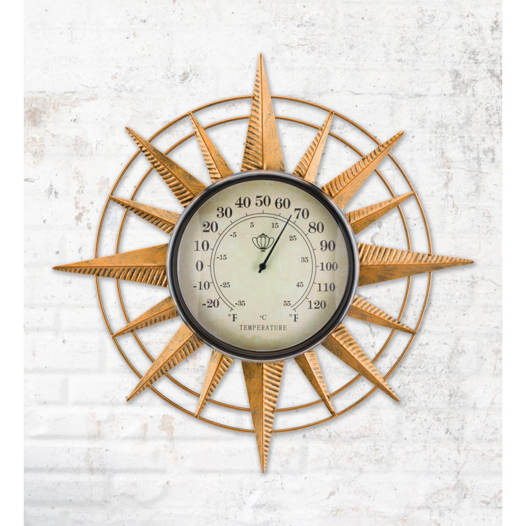 Rosdorf Park Compass Thermometer | Wayfair