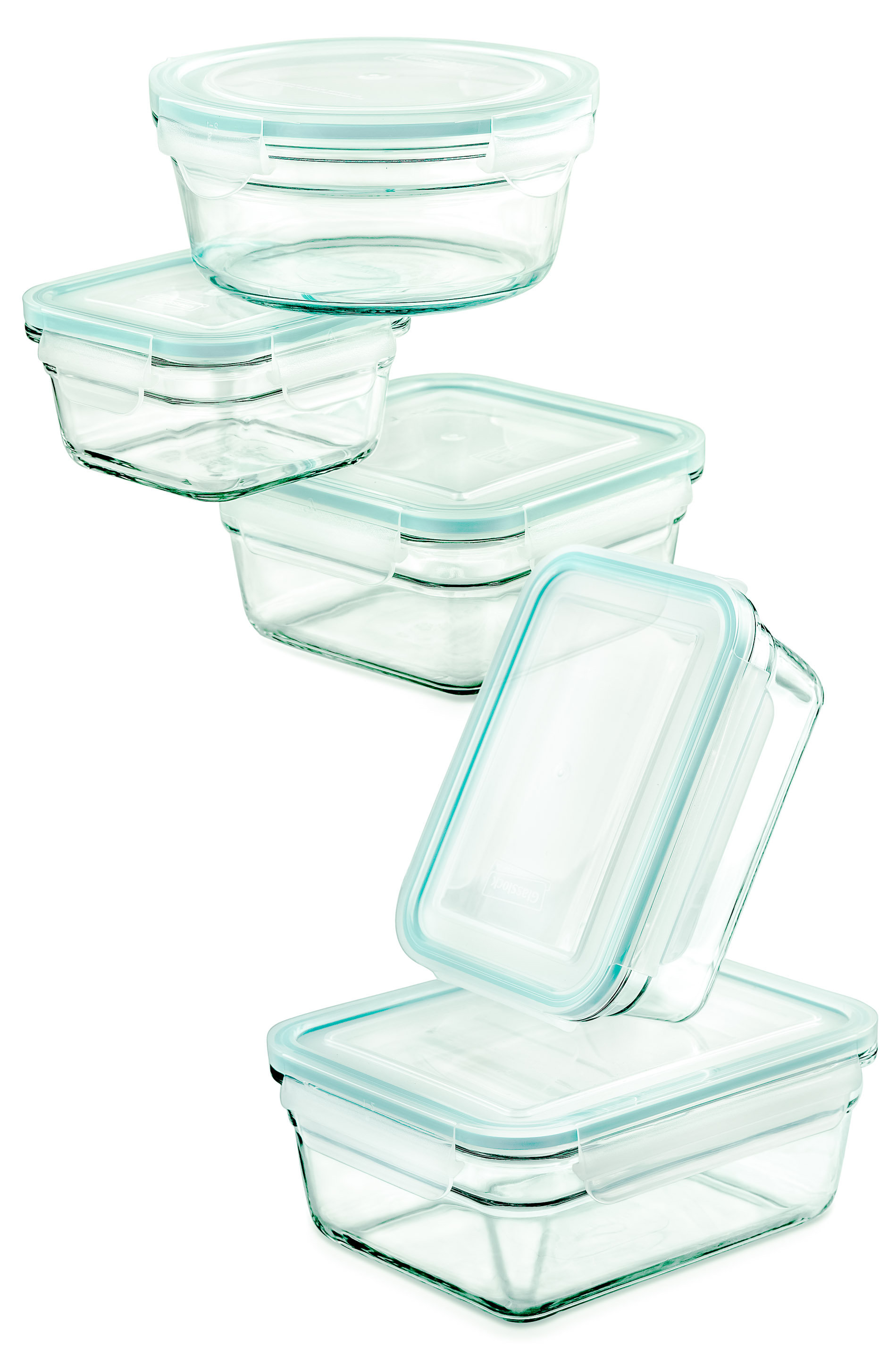 Glasslock 5 Container Food Storage Set & Reviews | Wayfair