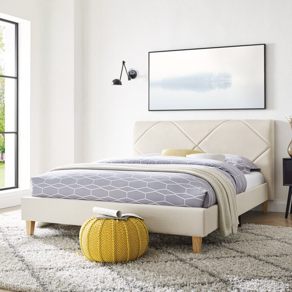 Classic Brands Lakeside Upholstered Low Profile Platform Bed & Reviews ...
