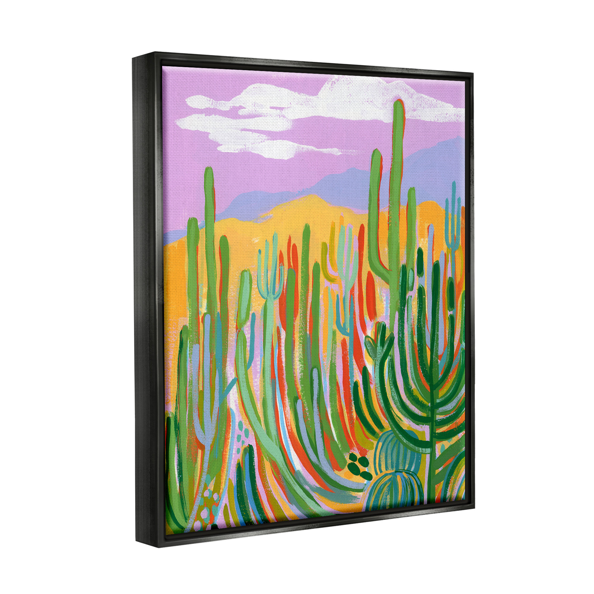 Dakota Fields Modern Desert Scenery Cactus Plants by Laura Marr ...