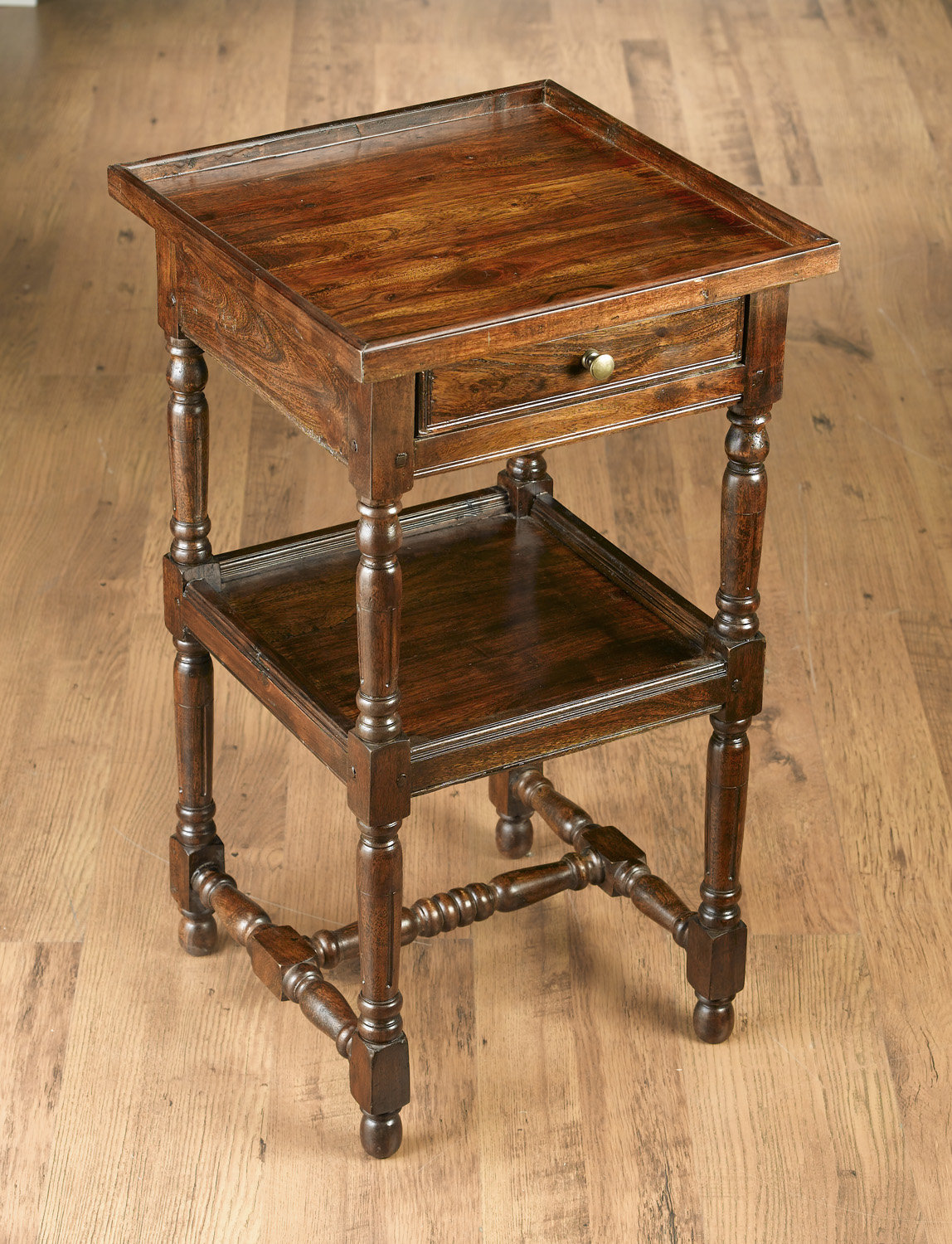 Darby Home Co Imane 32.5'' Tall Solid Wood Tray Top End Table with ...