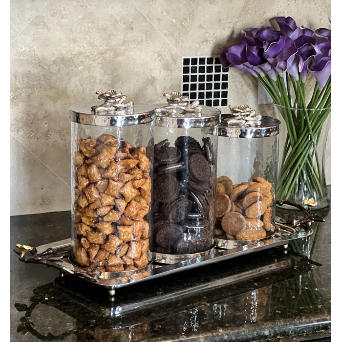 Bayswater Designs Bundle 3 Piece Kitchen Canisters & Storage Jars Set ...