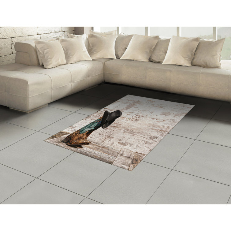 Gracie Oaks Tatiana Flatweave Black/Teal/Brown Rug | Wayfair.co.uk