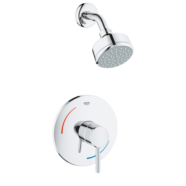 GROHE Concetto™ Temperature Control Shower Faucet & Reviews | Wayfair