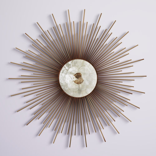 Mistana™ Metal Capiz Wall Decor & Reviews | Wayfair