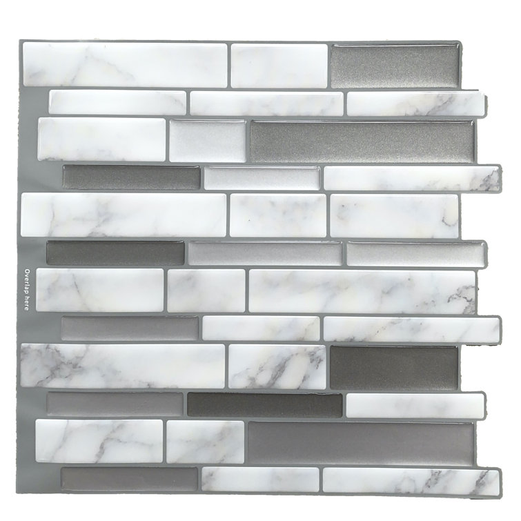 Thomas Avenue Ceramics 10" x 10" PVC Peel & Stick Mosaic Tile | Wayfair