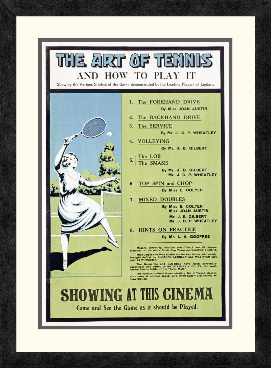 Global Gallery The Art Of Tennis - Picture Frame Advertisements | Wayfair