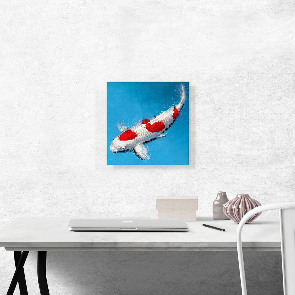 ARTCANVAS Hikarimoyo Koi Carp Fish Japan China Asia - Wrapped Canvas ...