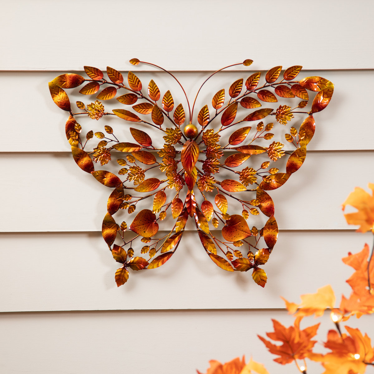 Rosalind Wheeler Metal Wall Décor Butterfly | Wayfair