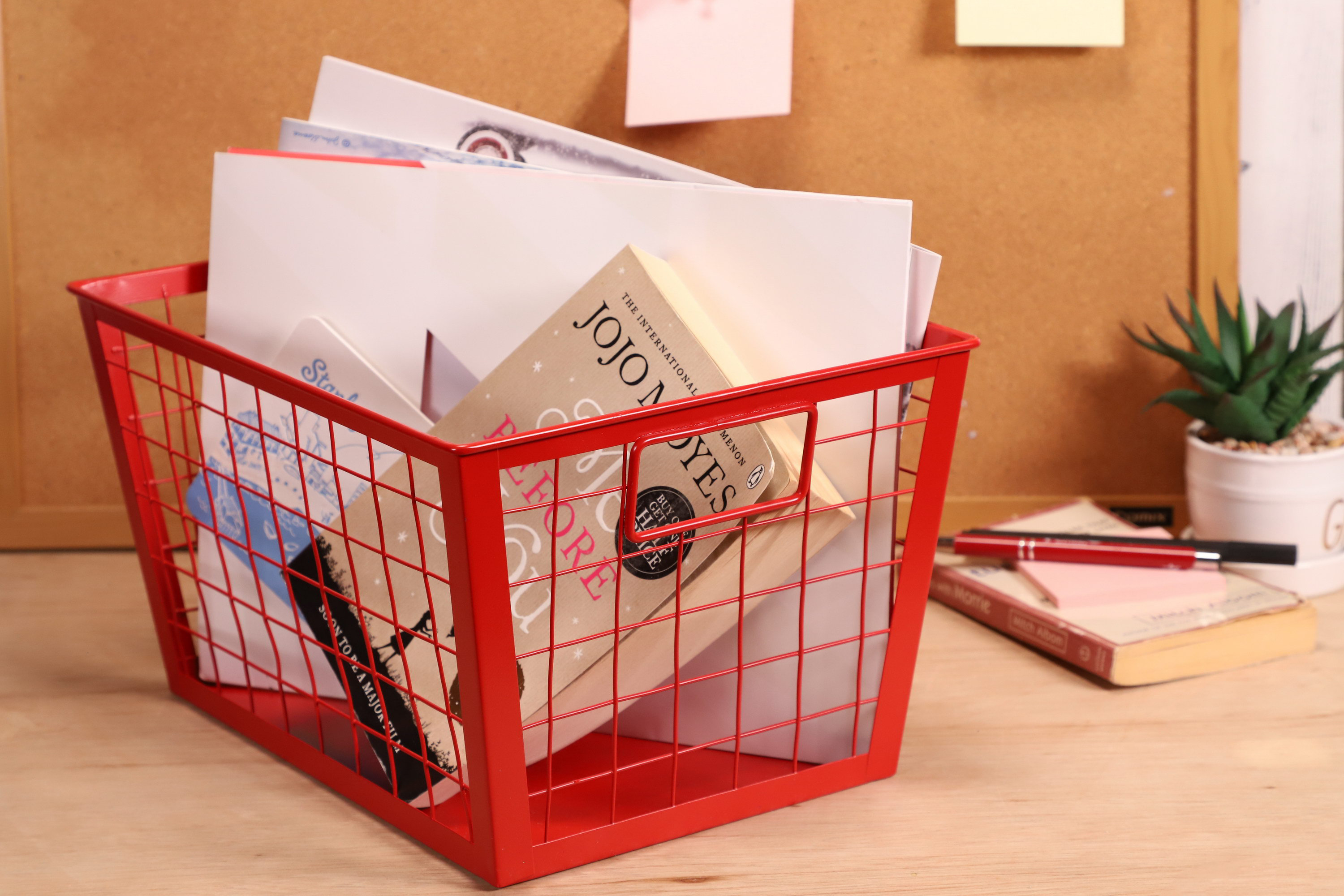 Gracie Oaks Wire Basket | Wayfair