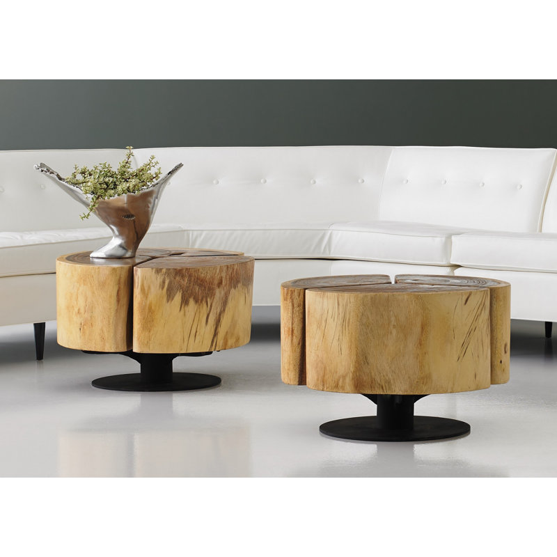 Phillips Collection Clover Chamcha Wood Coffee Table | Perigold