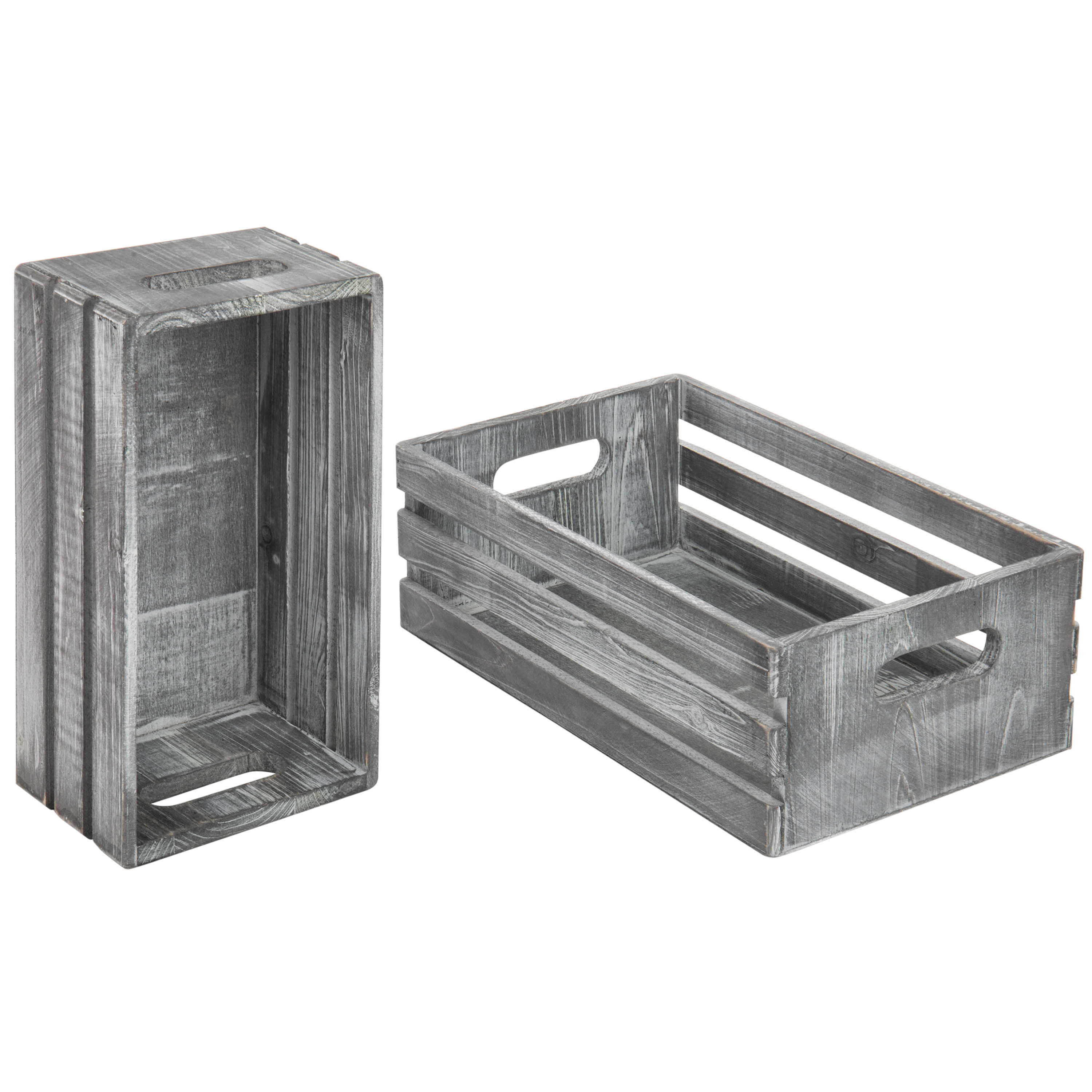 Gracie Oaks Abedraouf 2 Piece Solid Wood Box Set | Wayfair