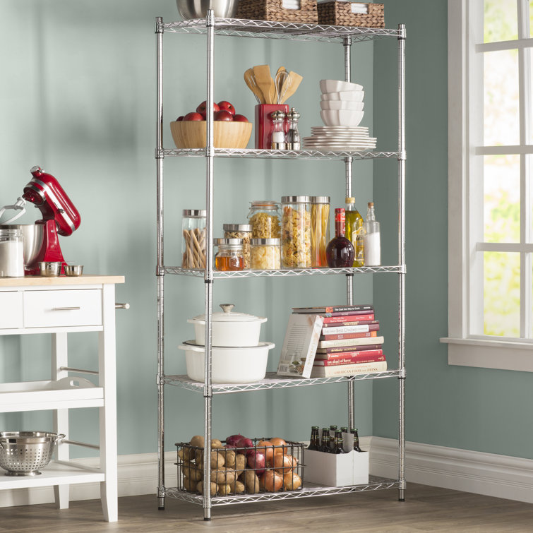 Wayfair Basics® 72" H x 36" W x 14" D Wire Shelving Unit & Reviews ...