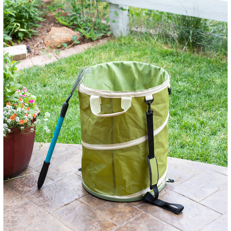 Rebrilliant 30 Gallon Collapsible Lawn And Leaf Waste Bag - Blue ...