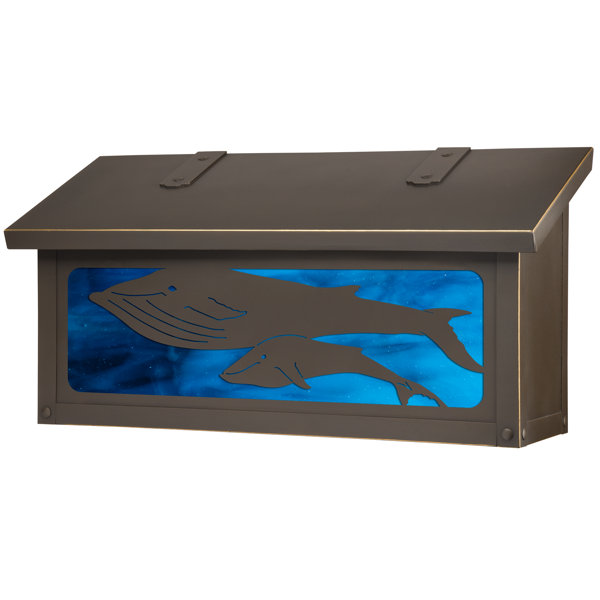 America's Finest Lighting Company Whales Wall Mounted Mailbox | Wayfair