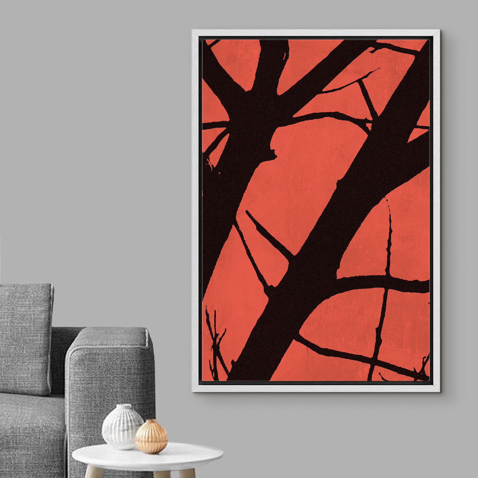 IDEA4WALL Floater Frame Graphic Art on Canvas | Wayfair